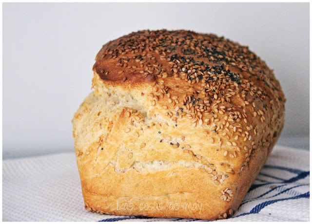 Las cosas de May: RECETA COCINA Pan con semillas