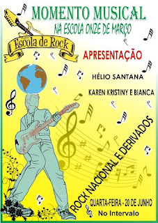 COORDENAÇÃO DA ESCOLA ESTADUAL "ONZE DE MARÇO": MOMENTO MUSICAL