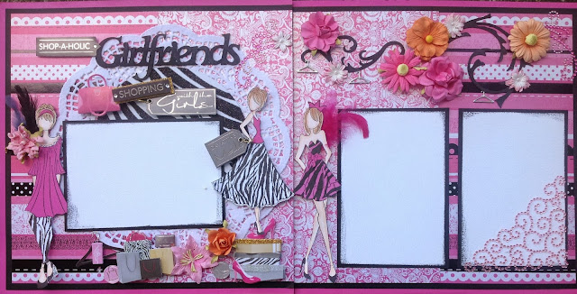 AMAZING GRACE Paper Crafts: Girly girl layouts!