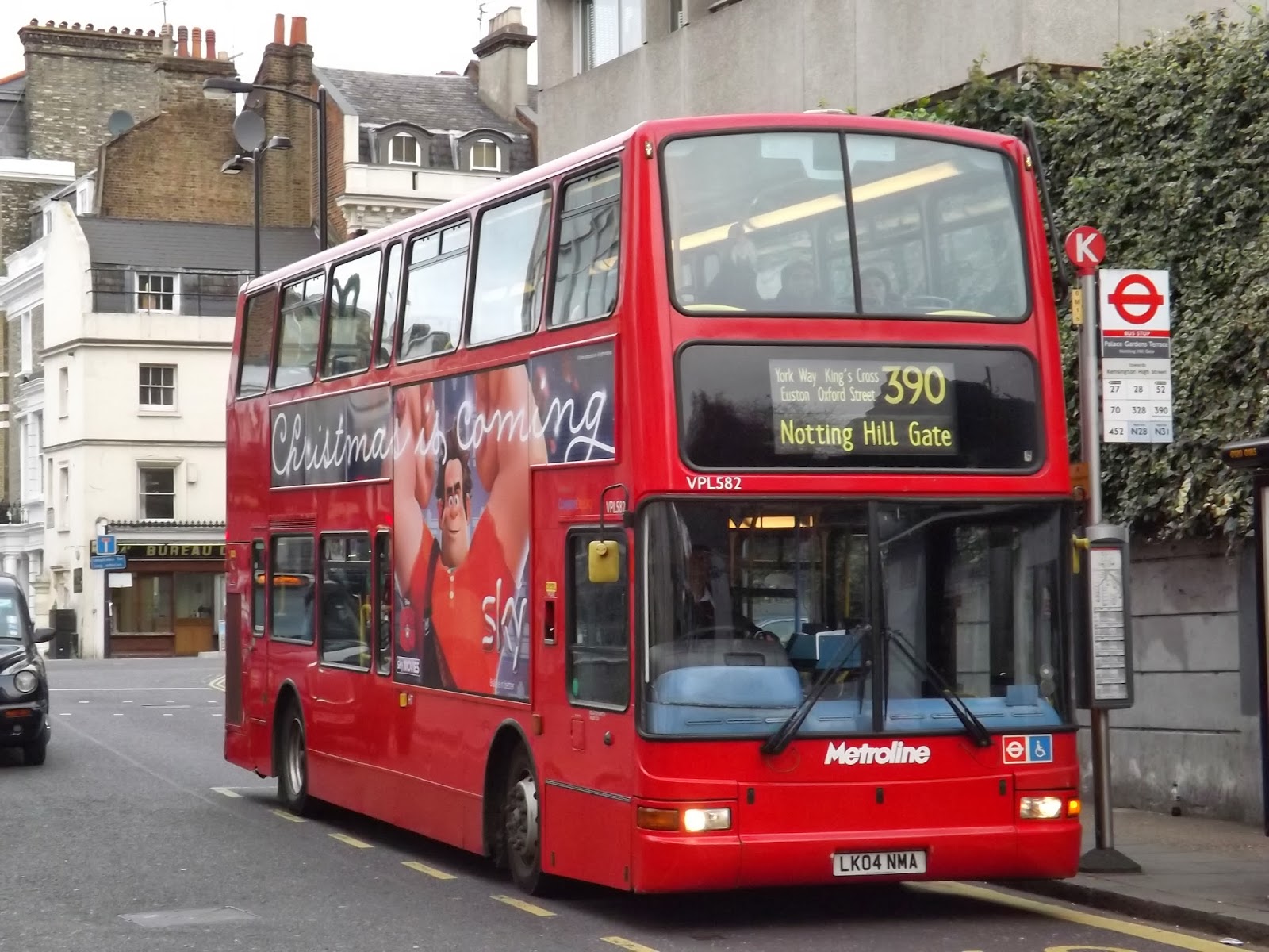 Londontransport3: Route 390 Converted to New Bus For London Operation
