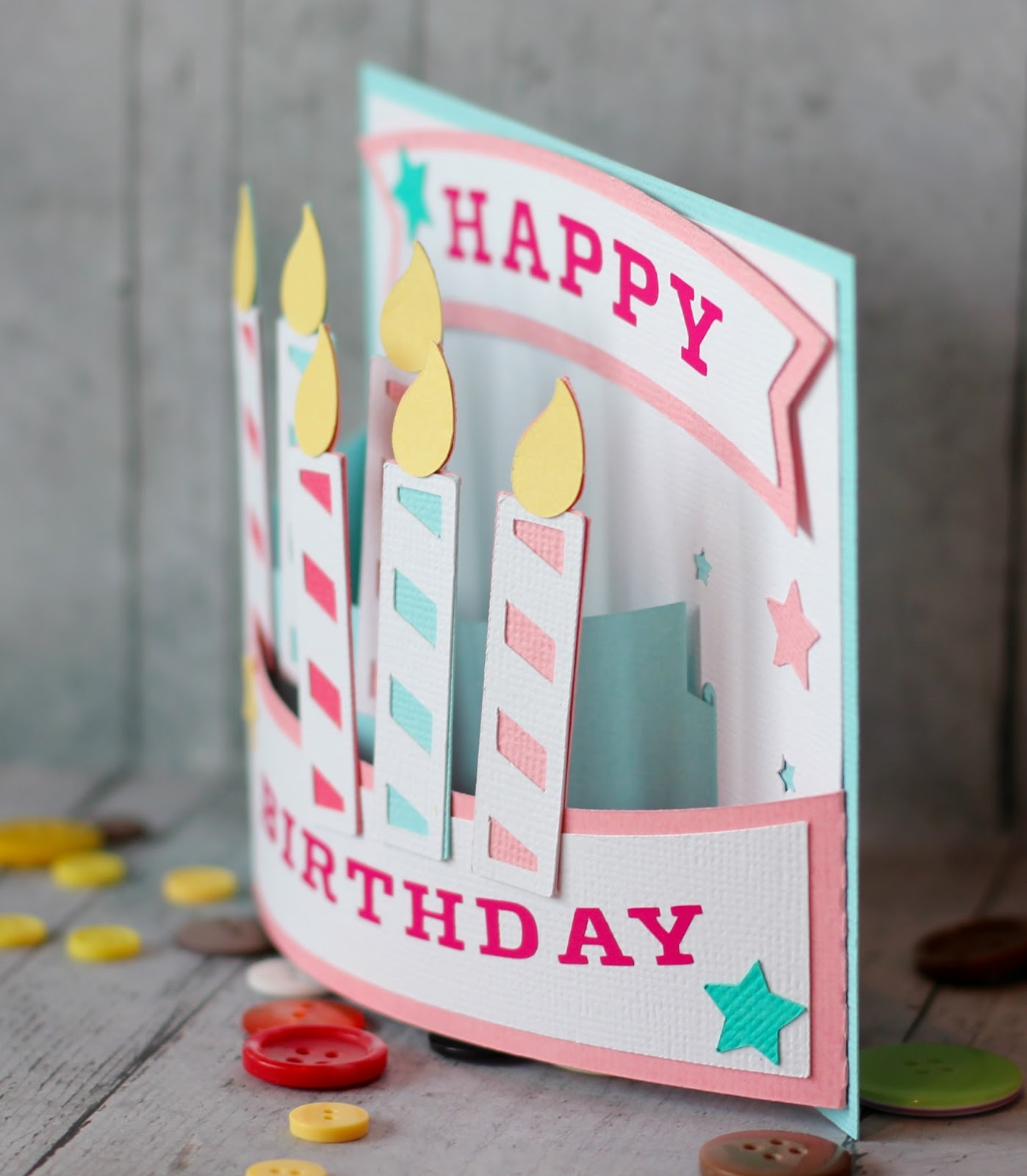 This and That: Happy Birthday Card
