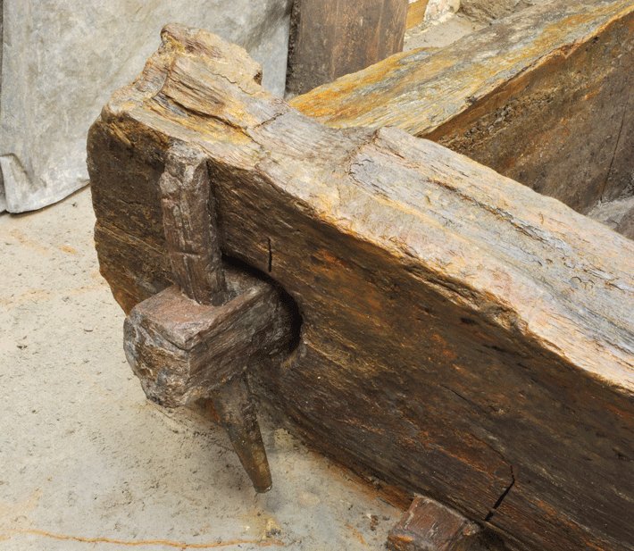 5th and state: Hand Hewn Beams