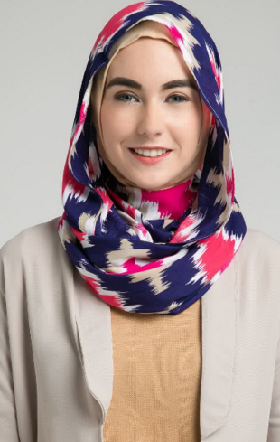 5 Contoh Model Hijab Untuk Wajah Bulat Modern Terbaru 2016