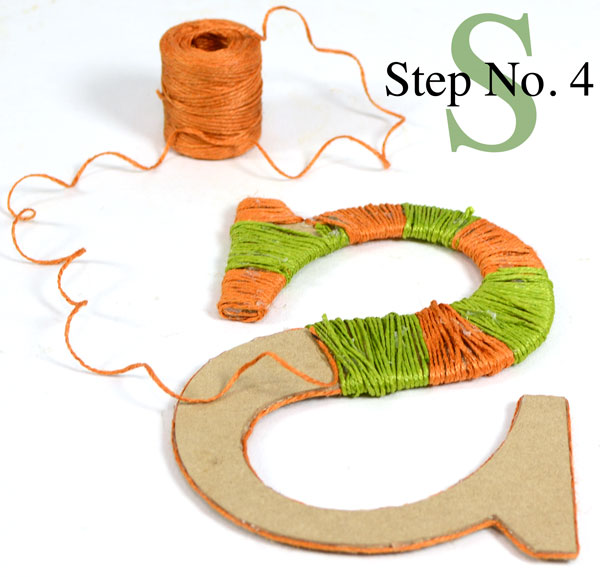 Party Ideas by Mardi Gras Outlet: Rope Wrapped Decorative Letter Tutorial