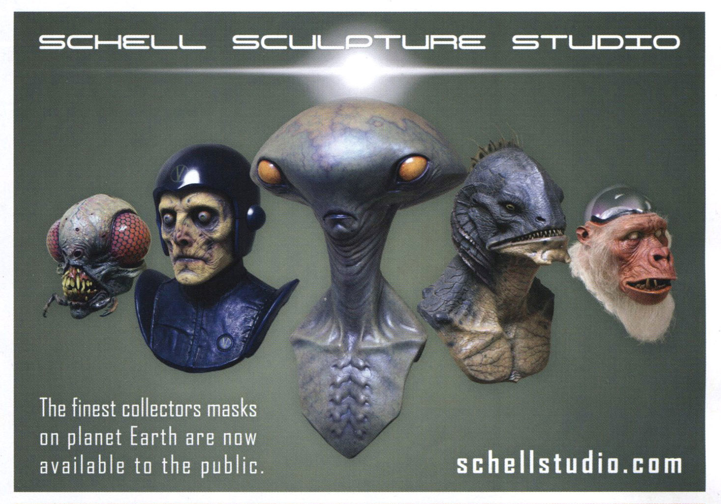 Schell Studios Mask Ad | Blood Curdling Blog of Monster Masks