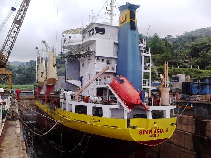 INTER-ISLAND SHIPS OF THE PHILIPPINES: M/V SPAN ASIA 2 at Drydock