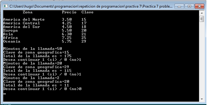 Programación Estructurada : Practica 7