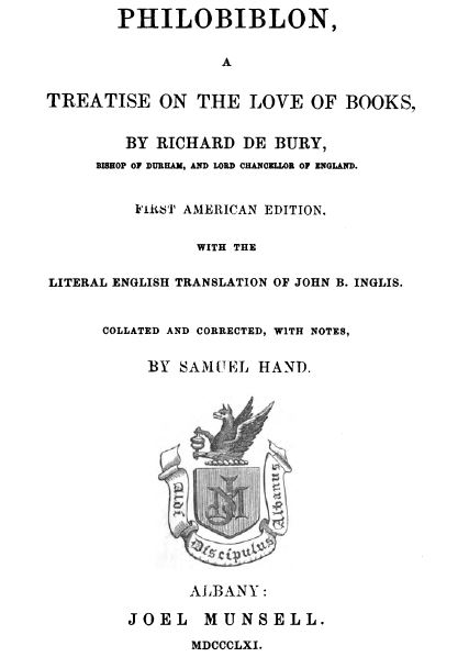 American Book Collecting: Samuel Hand and the First American Edition of ...