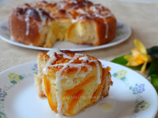 Orange Marmalade Rolls | #BreadBakers | Ambrosia