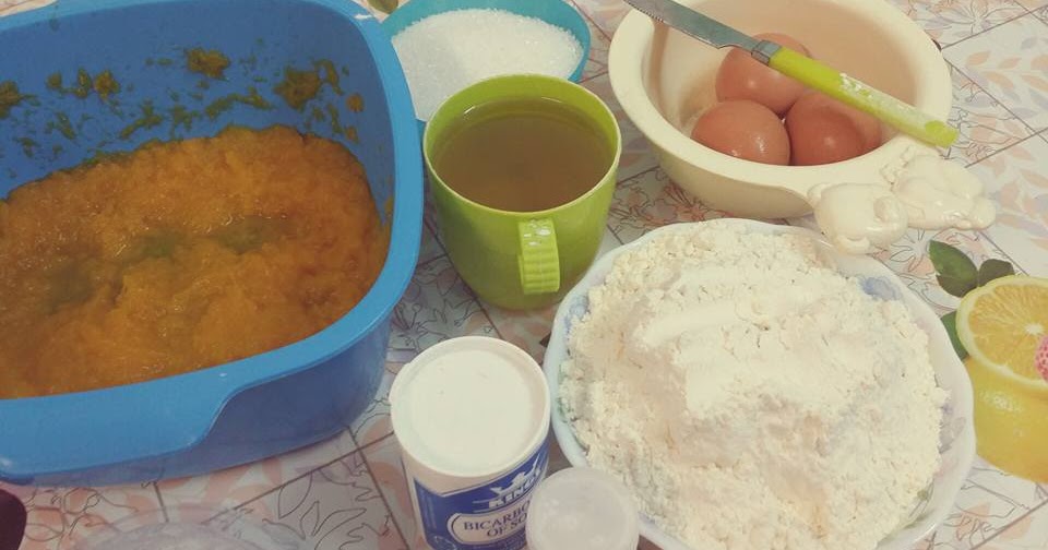 AdArNadzMieLyssa: Kek Labu Merekah Bak Gunung Berapi....