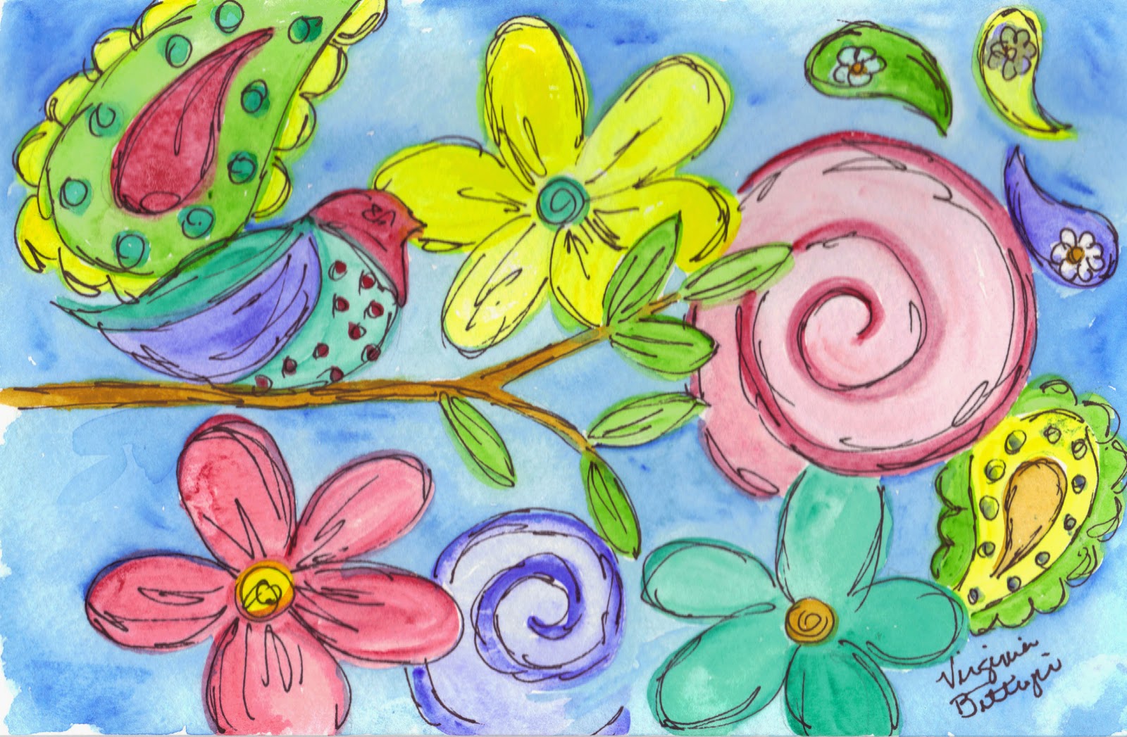 Artsy VaVa: Whimsical Watercolors