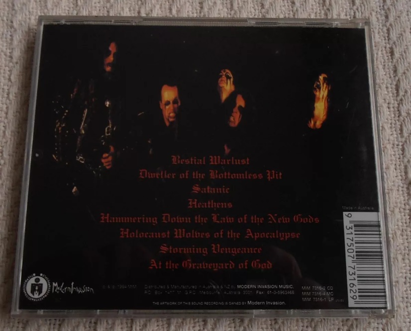 underground_blasphemies: Bestial Warlust "Vengeance War´Till Death ...