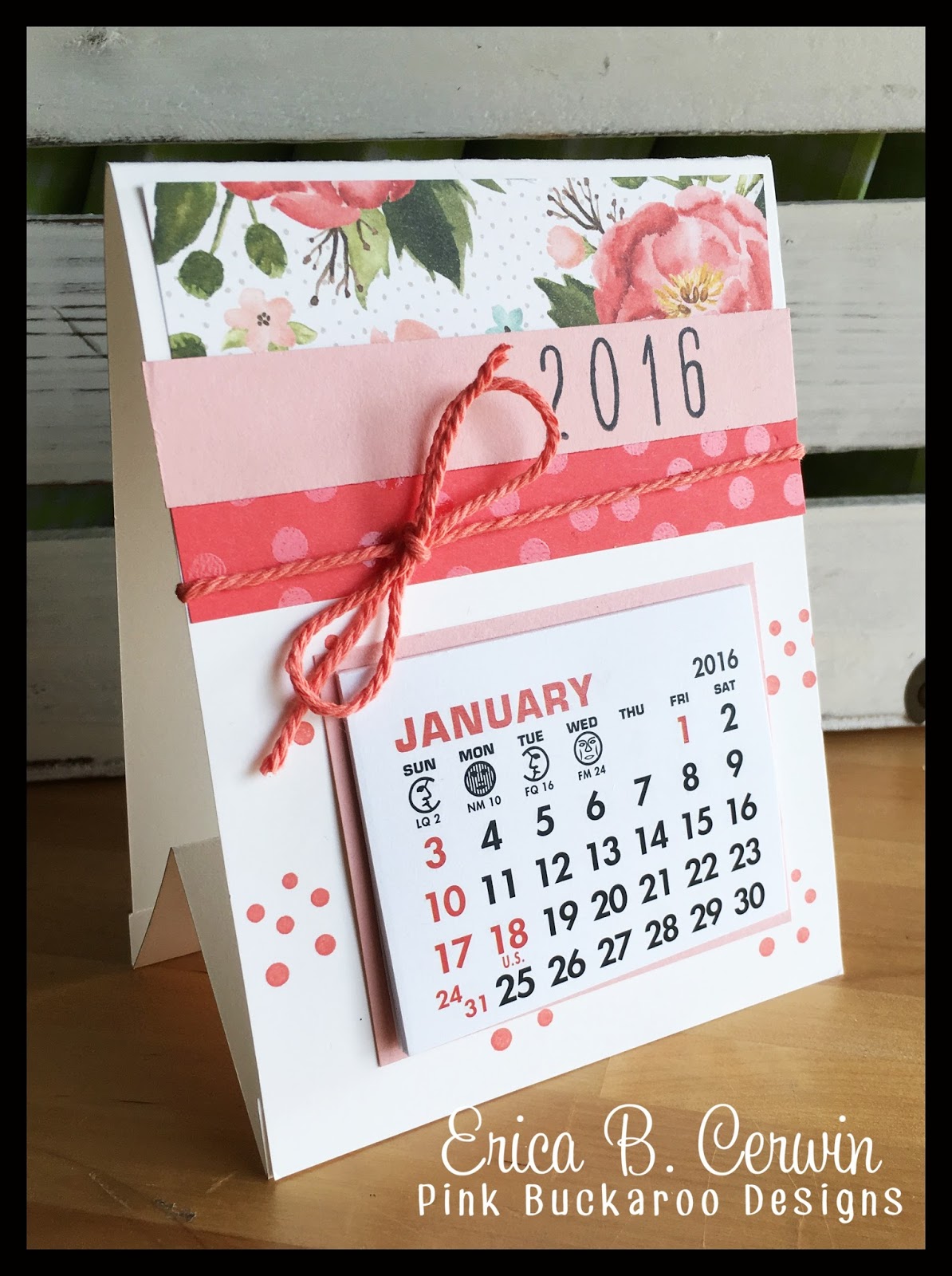 Desktop Calendar Gifts - Pink Buckaroo Designs