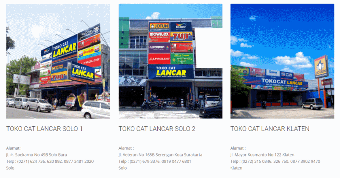 Toko Cat Lancar, Toko Cat Terlengkap untuk Ekspresikan Karakter Anda ...