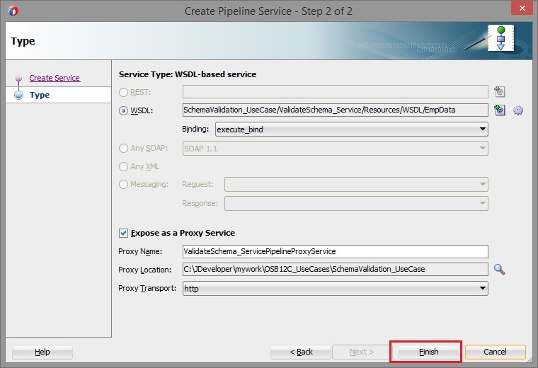 OSB-12C : Schema Validation : Static