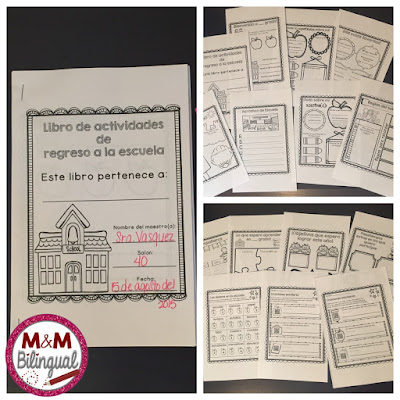 M&M Bilingual: Back to School Bilingual Resources