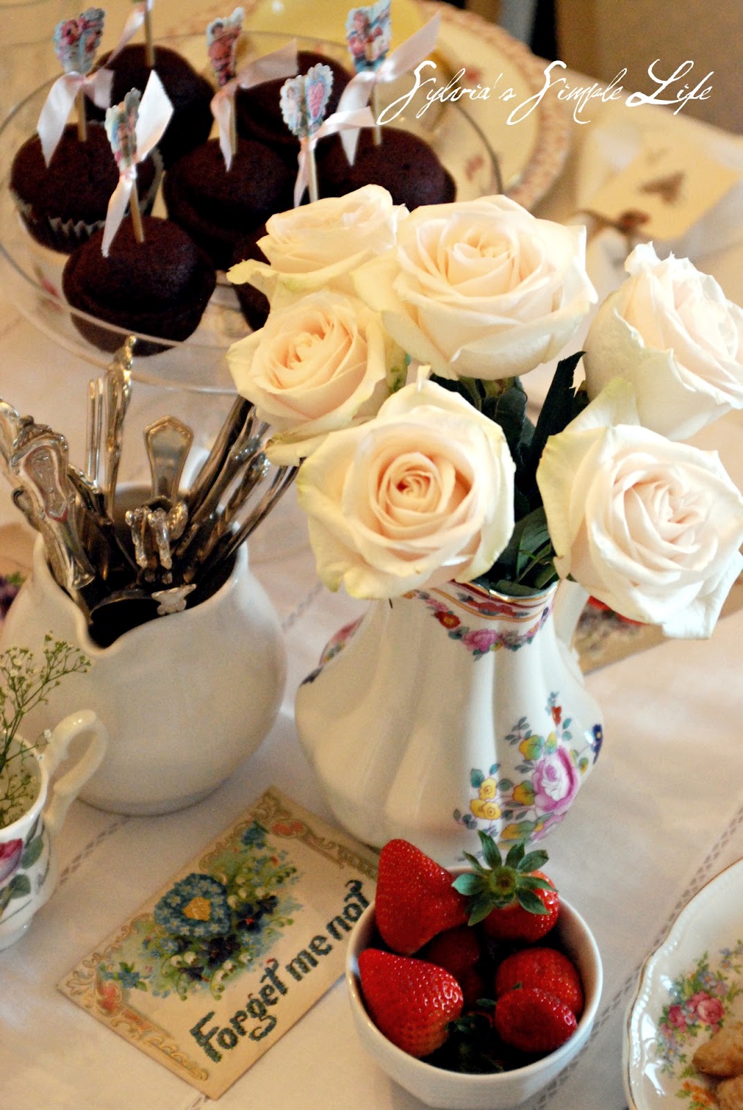 Valentine's Day Afternoon Tea | Sylvia's Simple Life