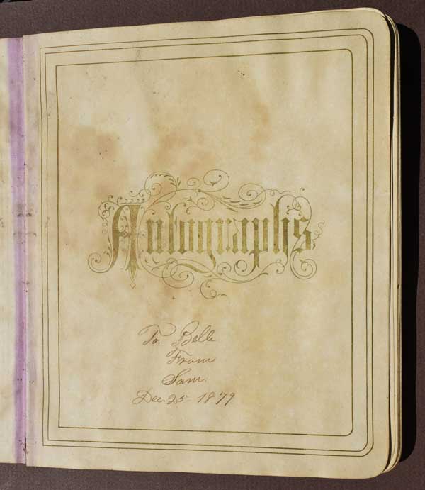 Belle's Letters: The Autograph Book