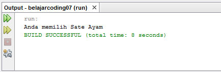 Contoh Program Percabangan pada Java | "Siapapun Bisa Jadi Apapun"