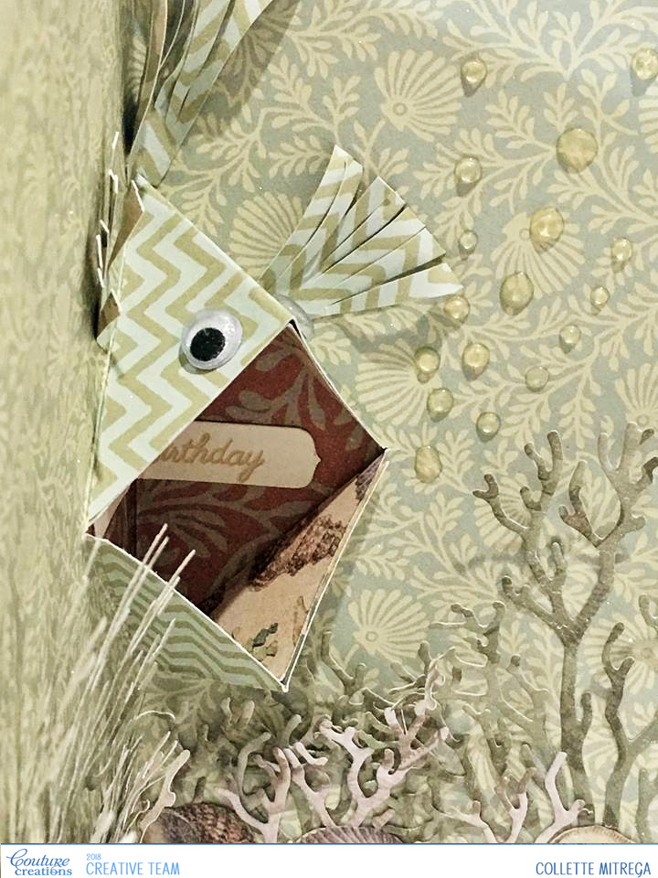Pop Up Fish Card by Collette - Couture Creations