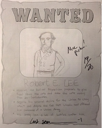 Students of History: Civil War Wanted Poster & Plaque