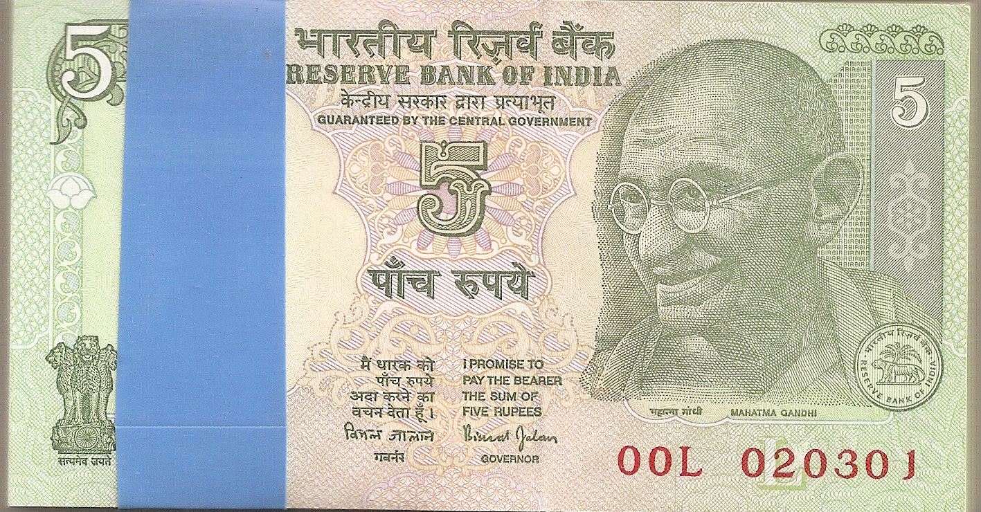 coins and more: Did you know series (11) 5 (Five) Rupee Notes ...