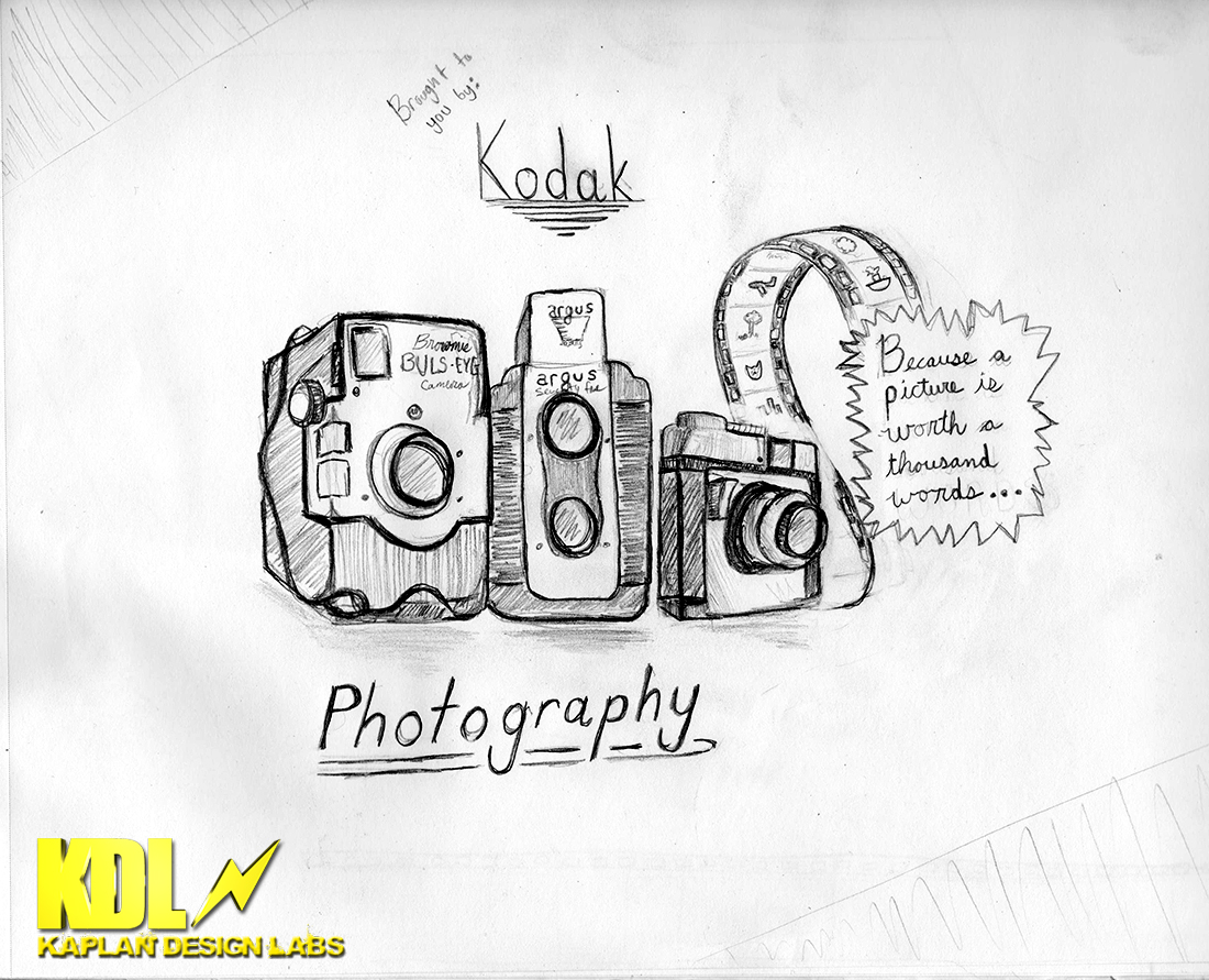 Jonathan Kaplan: Sketchbook Drawing: Vintage Illustration of Camera ...