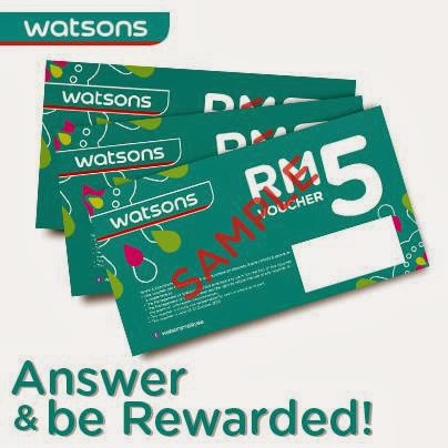 48 SMART: Watsons Malaysia@Free RM5 Voucher*!