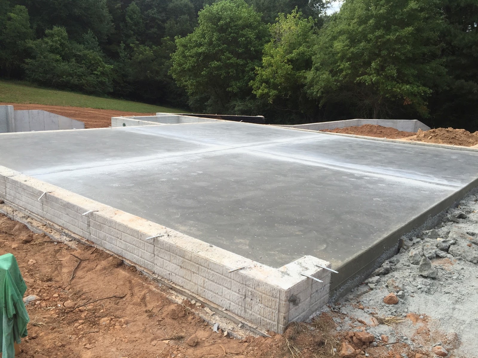 Ten June: Building Our House: The Foundation and Floor Plan