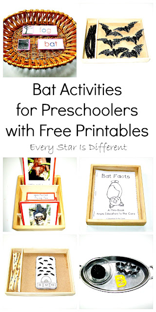 Bat Activities for Preschoolers with Free Printables - Every Star Is ...