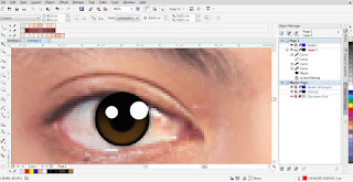 Tutorial vektor Cara membuat mata dengan corel draw - TUTORIAL TEKNO
