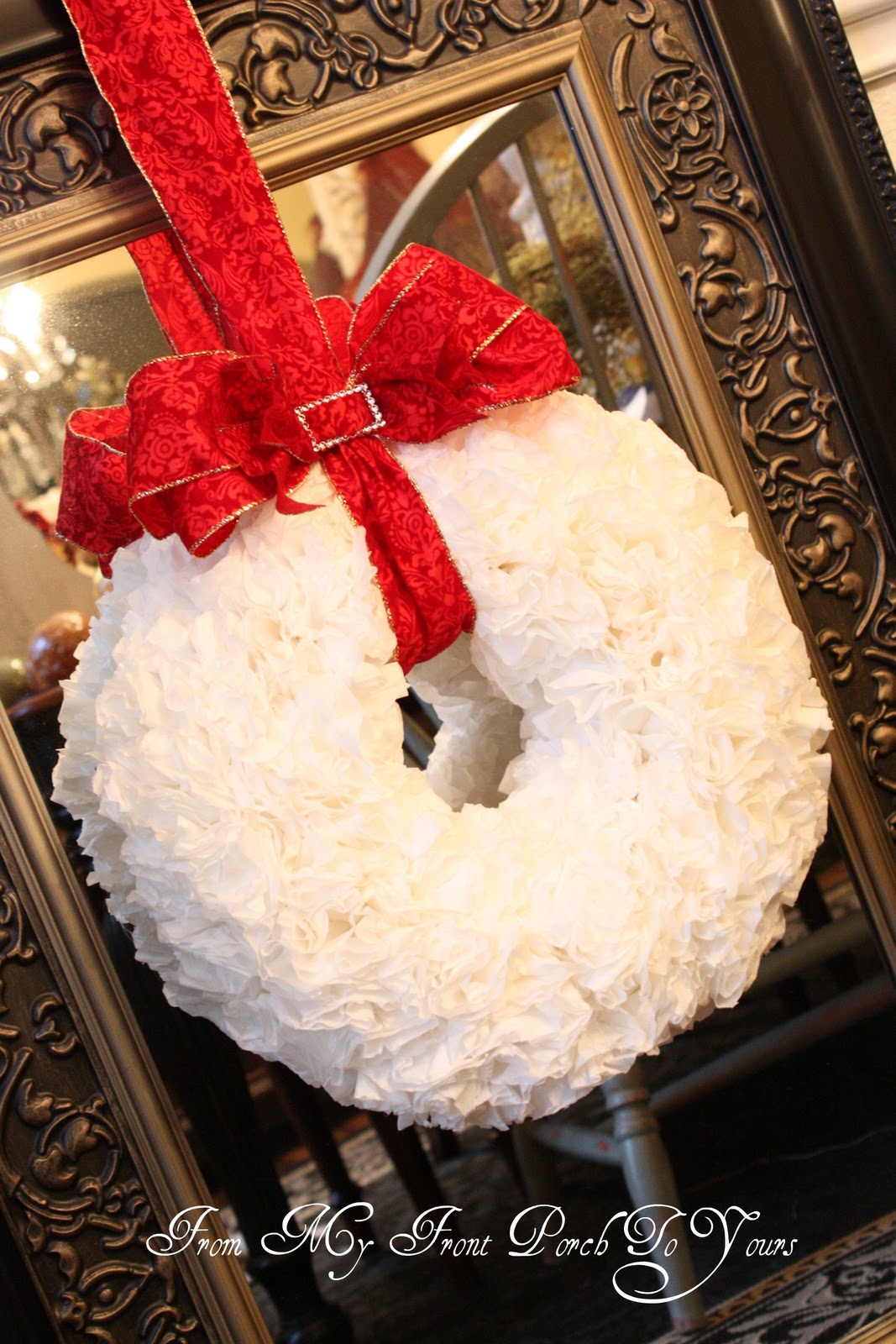 From My Front Porch To Yours: Coffee Filter Wreath Tutorial