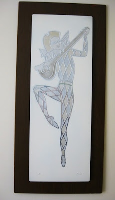 Gotcha Modern!: Pair of 1960s Jumping Jesters Wall Plaques