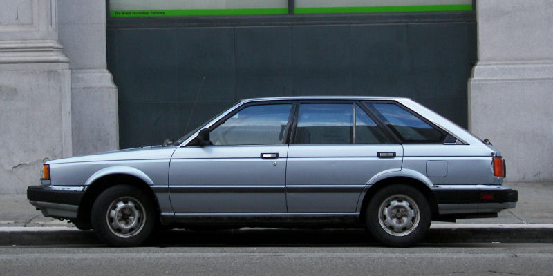 California Streets: San Francisco Street Sighting - 1987 Nissan Sentra ...
