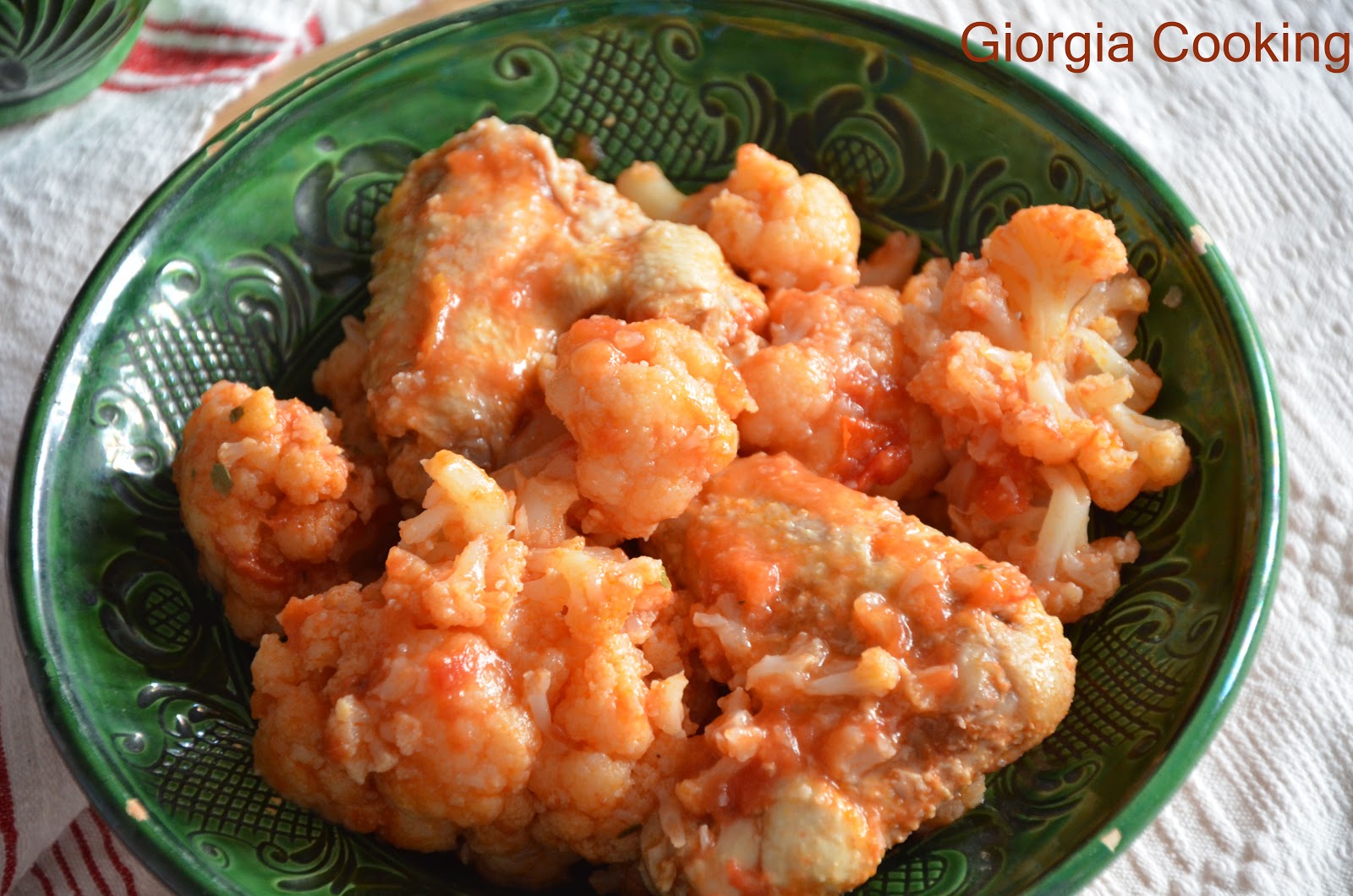 Retete - Giorgia Cooking: Pui cu conopida