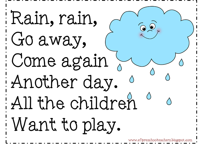 ESL/EFL Preschool Teachers: Weather Unit Resources for Preschool ESL