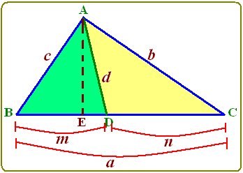 Dalil Stewart pada Segitiga dan Pembuktiannya ~ Konsep Matematika (KoMa)