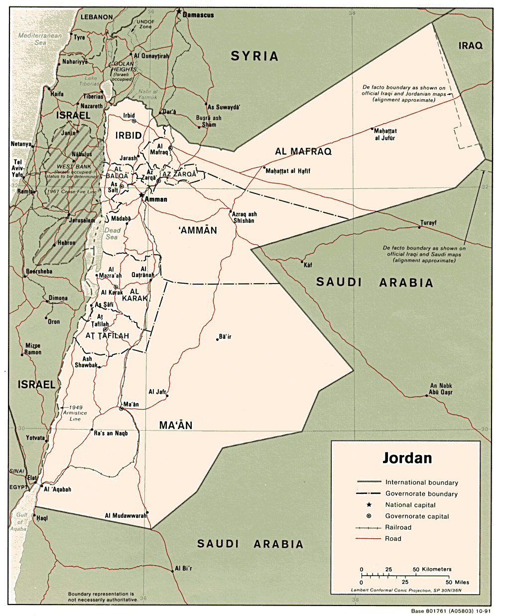 MAPS OF JORDAN