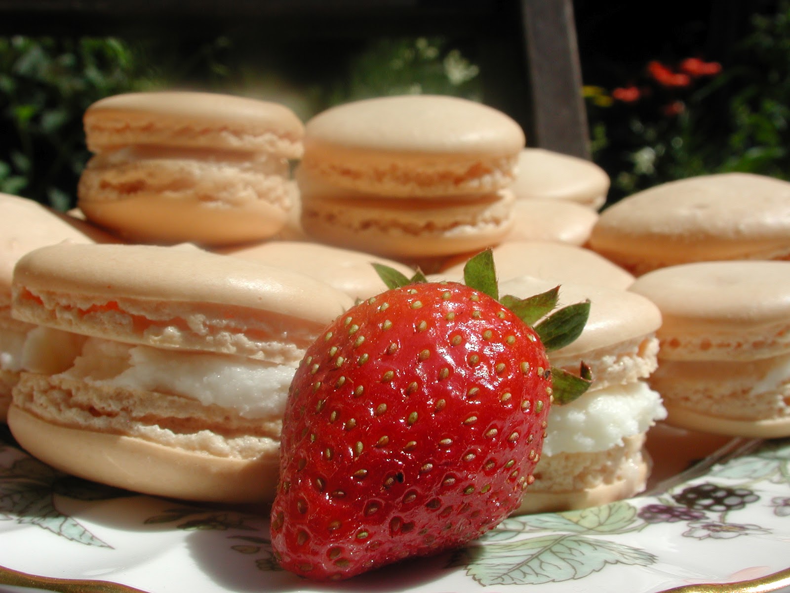 Runcible Spoon: Orange Blossom Macarons with Buttercream Frosting