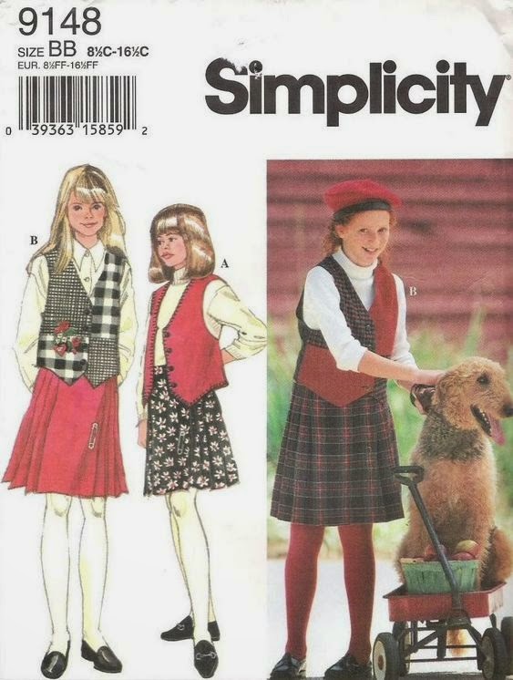 SimplySewing: Simplicity 9148 Sewing Pattern Girl's Separates Size 8 1 ...