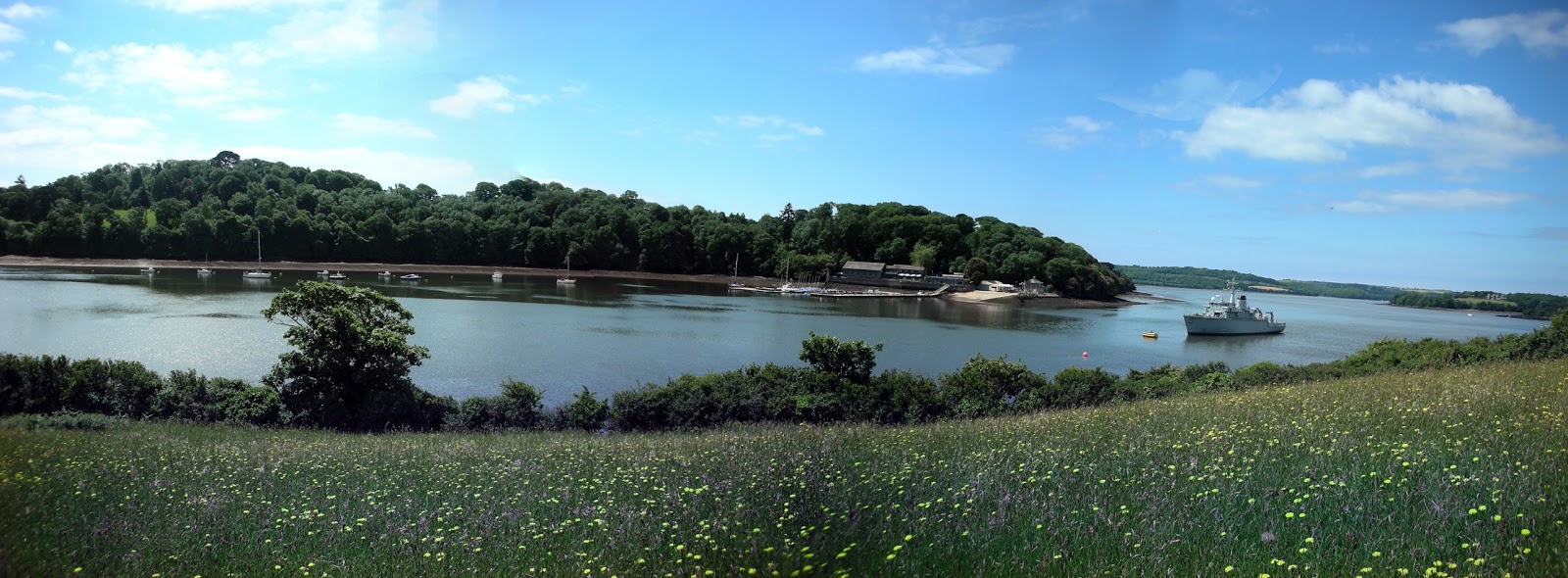 Plymouth Daily Photo: Facing each other across the River Lynher.