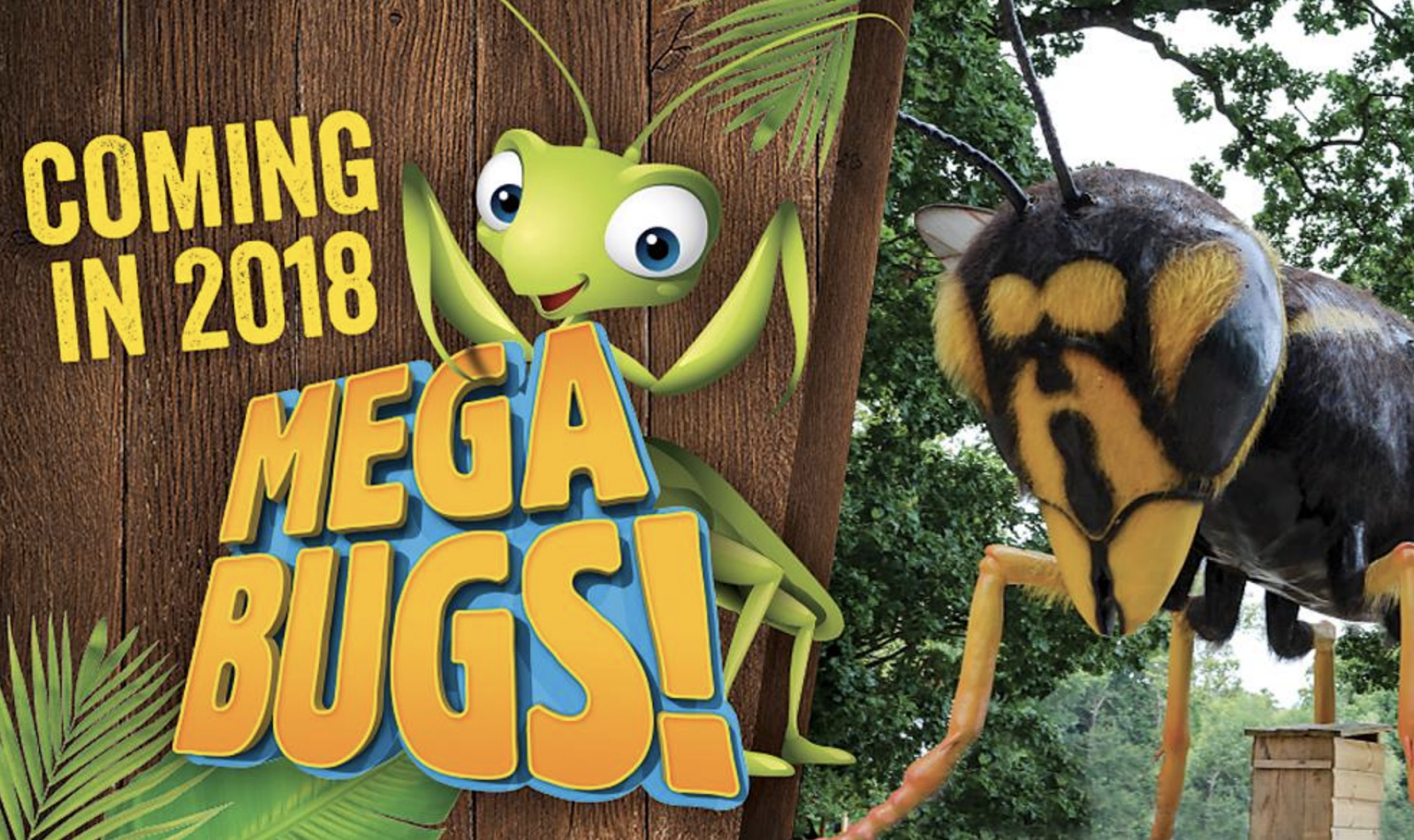 NewsPlusNotes: Wild Adventures Gets Buggy in 2018 with Mega Bugs! Expansion