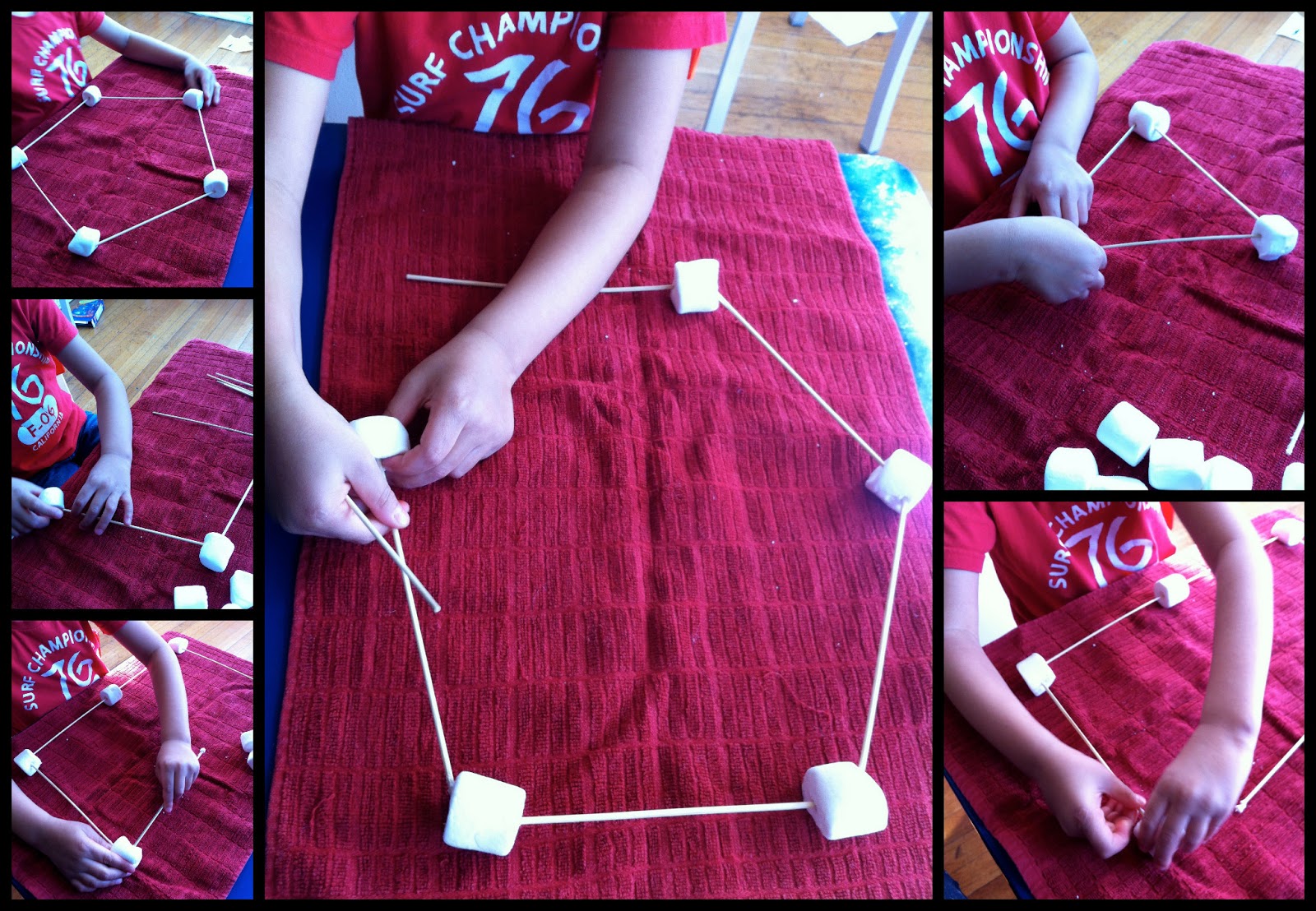 Fabiana Carter : Making shapes with marshmallows