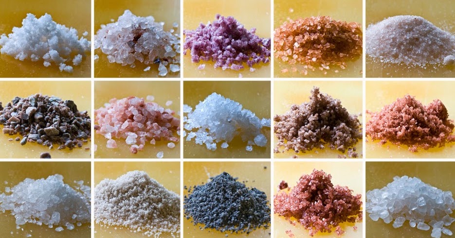 .: Conheça alguns tipos diferentes de sal utilizados na culinária: