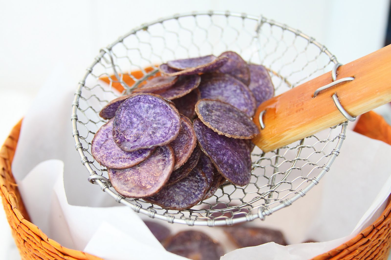 ShowFood Chef: Truffled Potato Chips - Peruvian Purple Potatoes