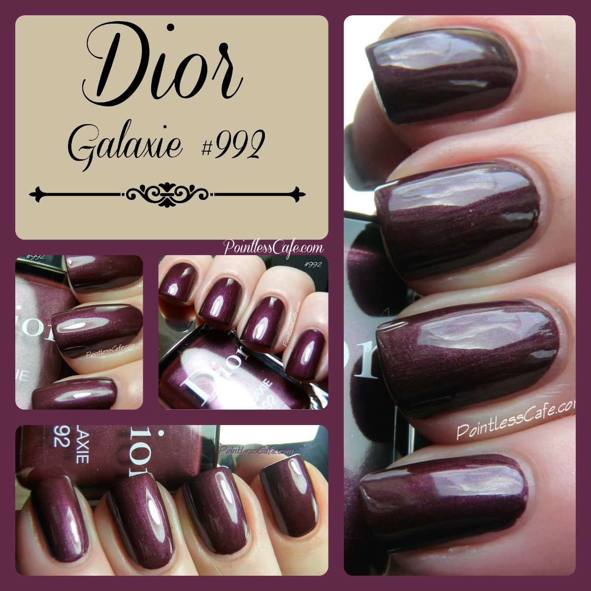 Dior Galaxie #992 - Swatches and Review | Pointless Cafe