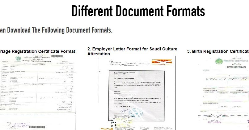 Different Document Formats MamooInPakistan