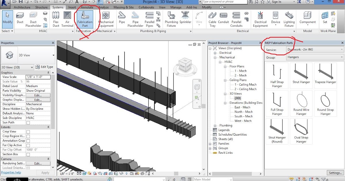 Desire to Design: Fabrication Part in Revit MEP 2016 version