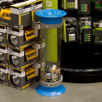 Battery Recycling Box - How to recycle batteries?: Indoor battery ...