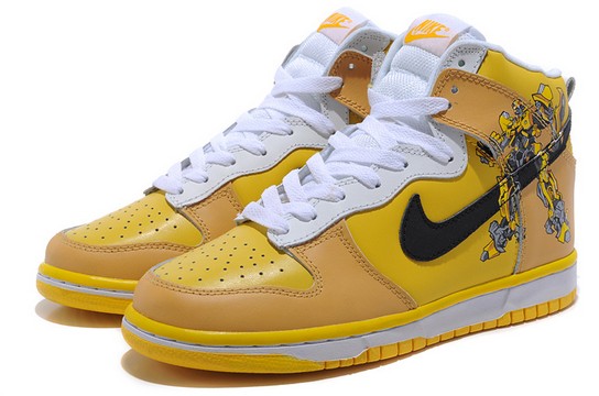 Nike Dunks Custom Design Sneakers : Nike Dunks Bumblebee Transformers ...
